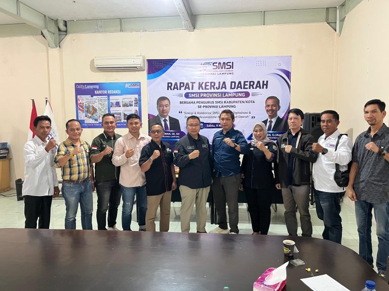 Rakerda SMSI se-Lampung, 217 Pimpinan Perusahaan Sepakat Saling Support ...